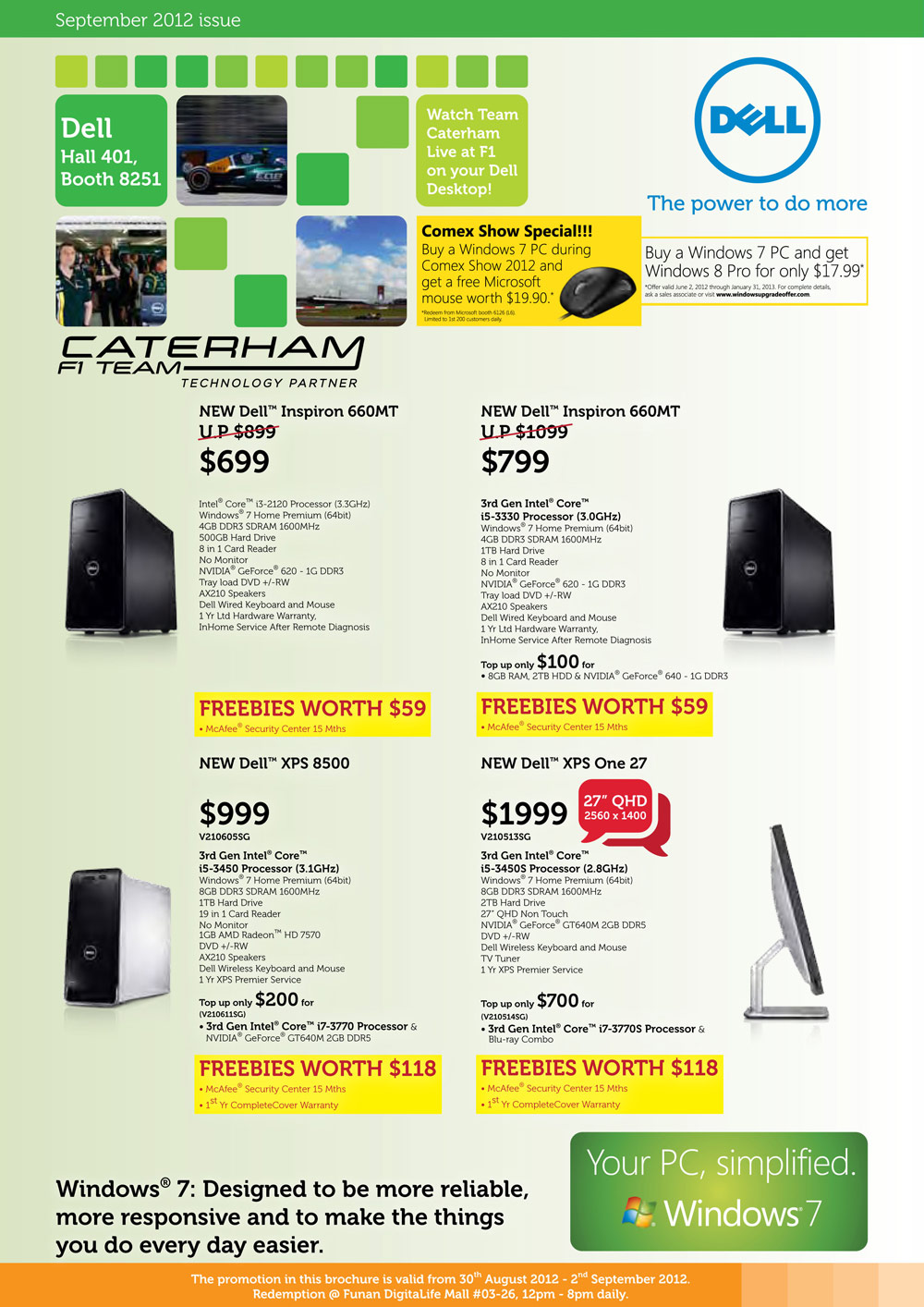 Dell Desktops & AIO Brochures from Comex Singapore on Tech Show Portal ...