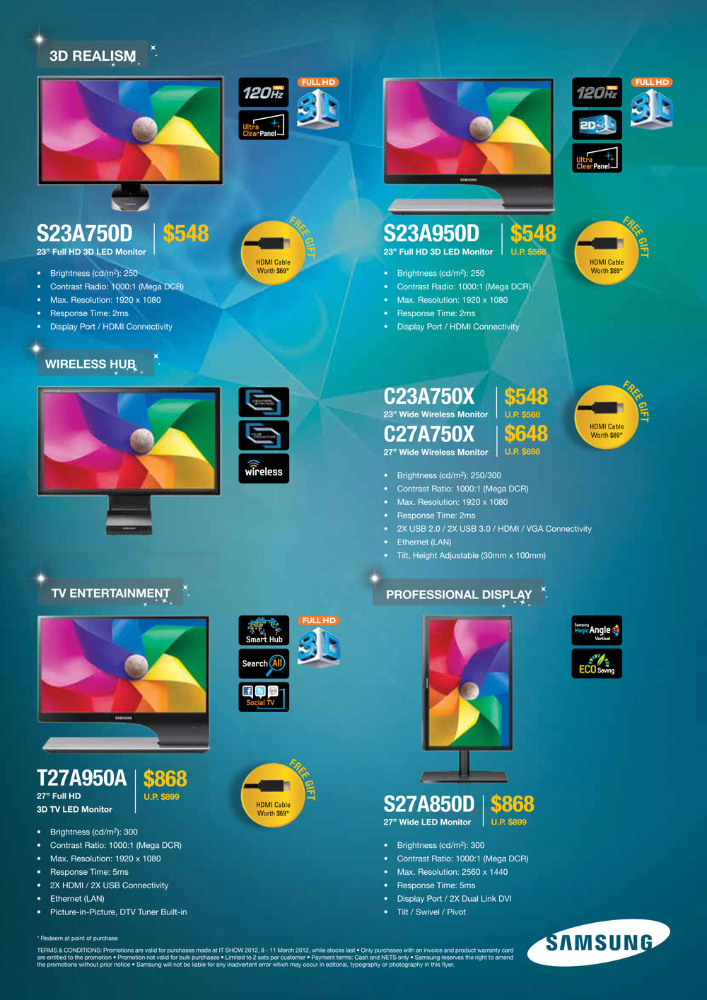 Samsung Monitors - Page 2 Brochures from IT Show 2012 Singapore on Tech ...