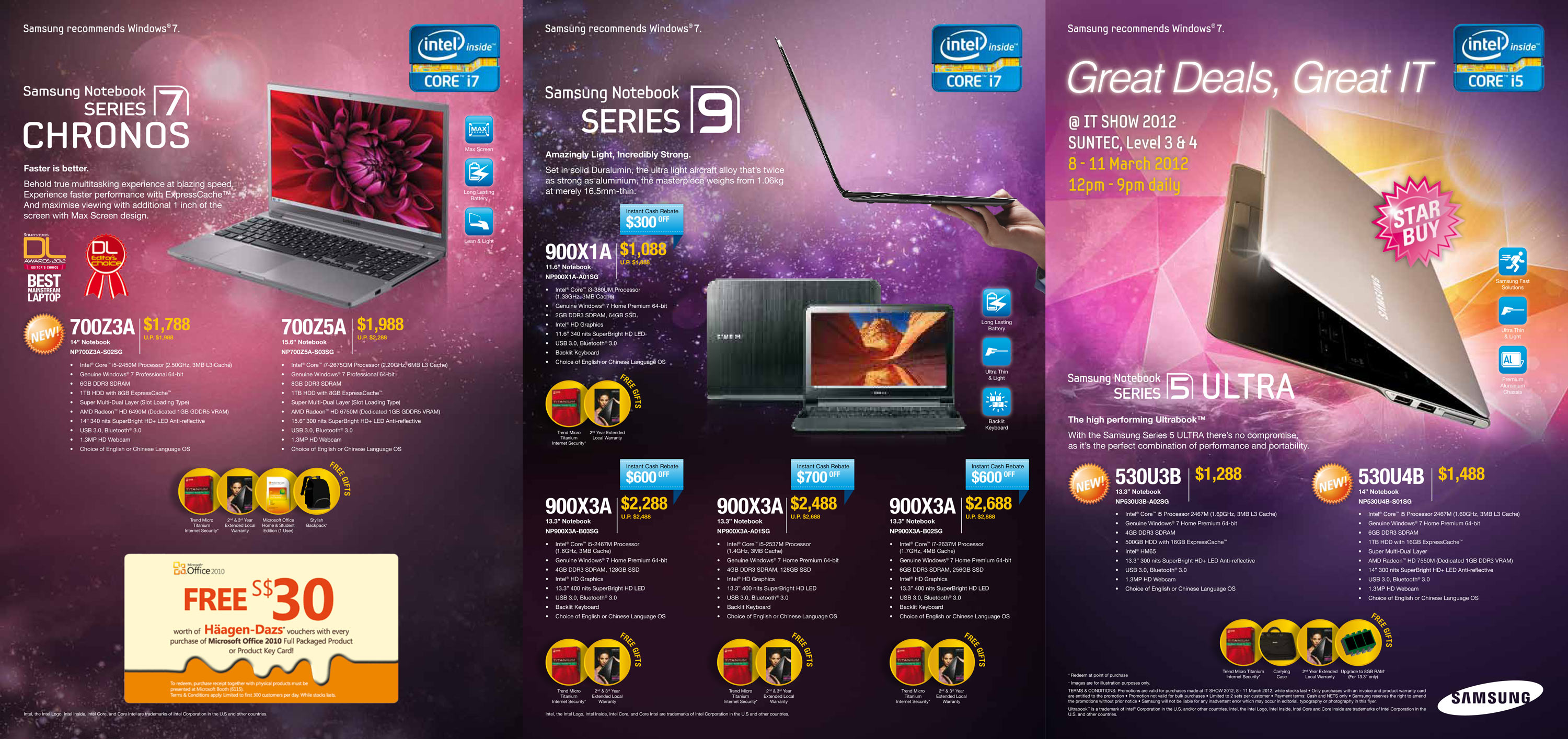 Samsung Notebooks - Page 2 Brochures from IT Show 2012 Singapore on ...