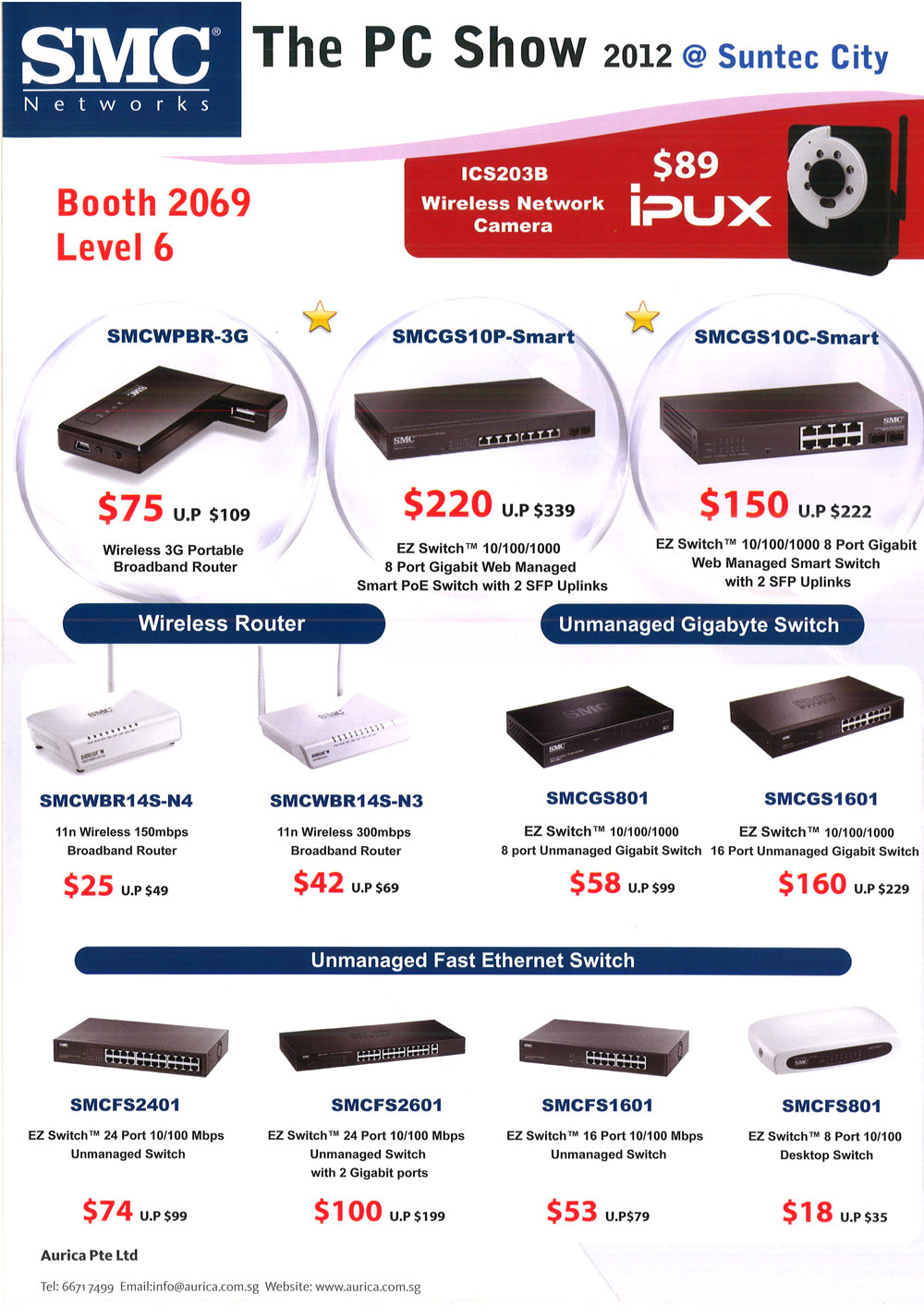 SMC Networks Brochures from PC Show 2012 Singapore on Tech Show Portal ...