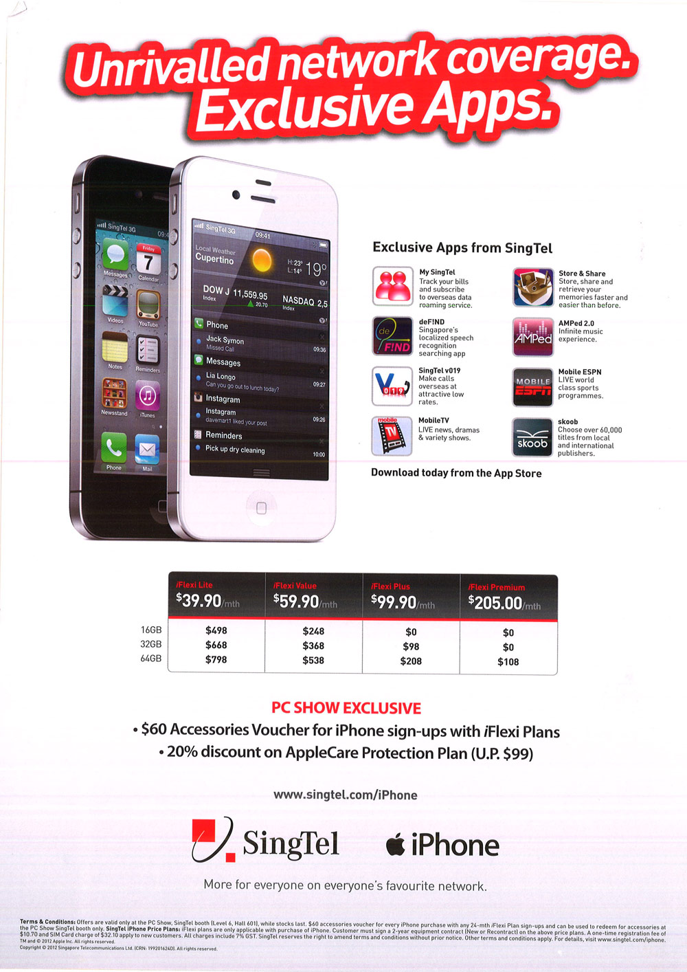 SingTel iPhone 4S Promotion - Page 2 Brochures from Comex Singapore on ...