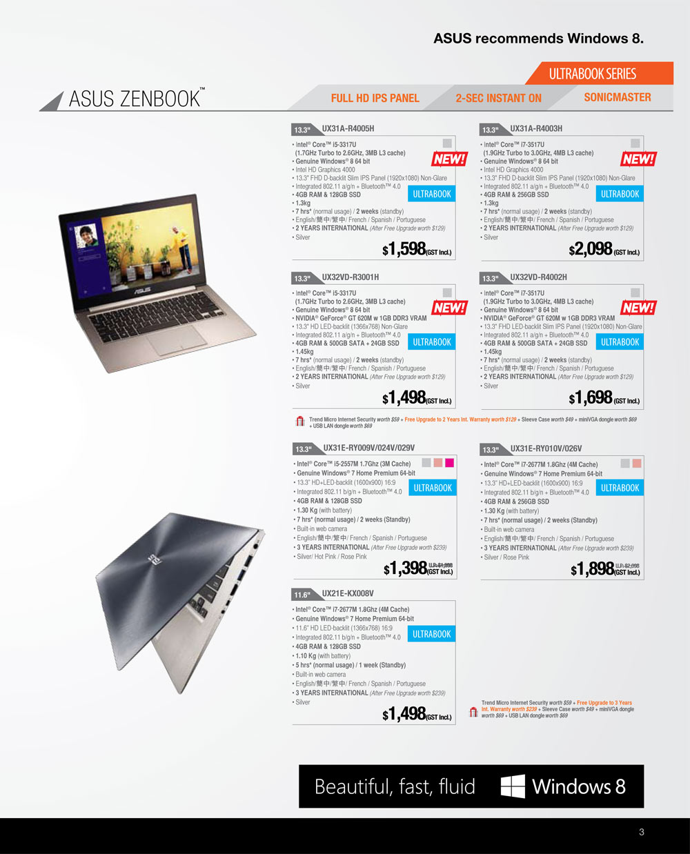 ASUS notebooks - Page 16 Brochures from Sitex 2012 Singapore on Tech ...