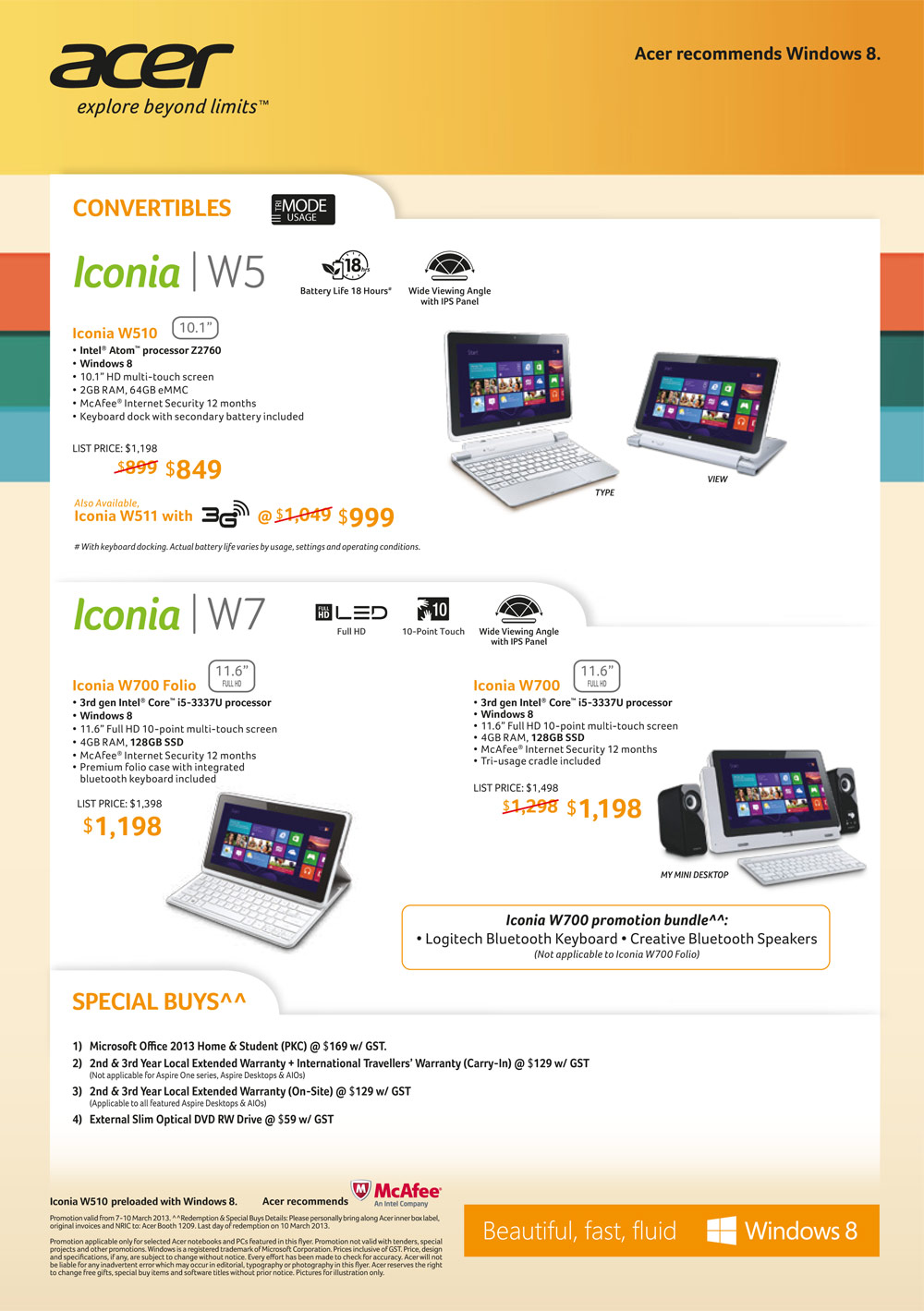 Acer notebooks - page 4 Brochures from IT Show 2013 Singapore on Tech ...