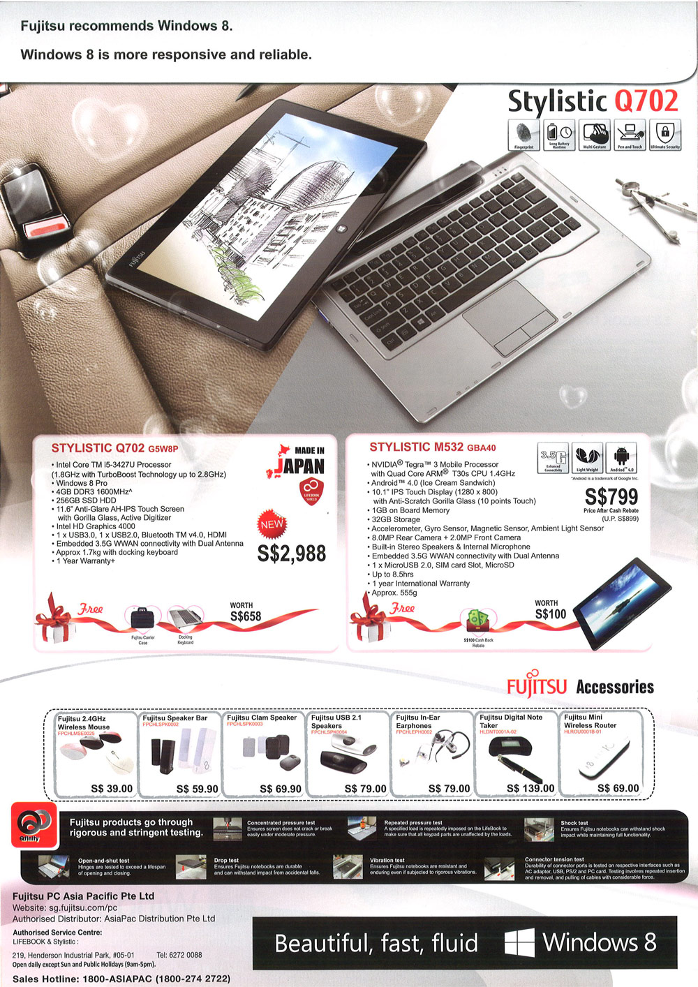 Fujitsu tablets Brochures from IT Show 2013 Singapore on Tech Show ...
