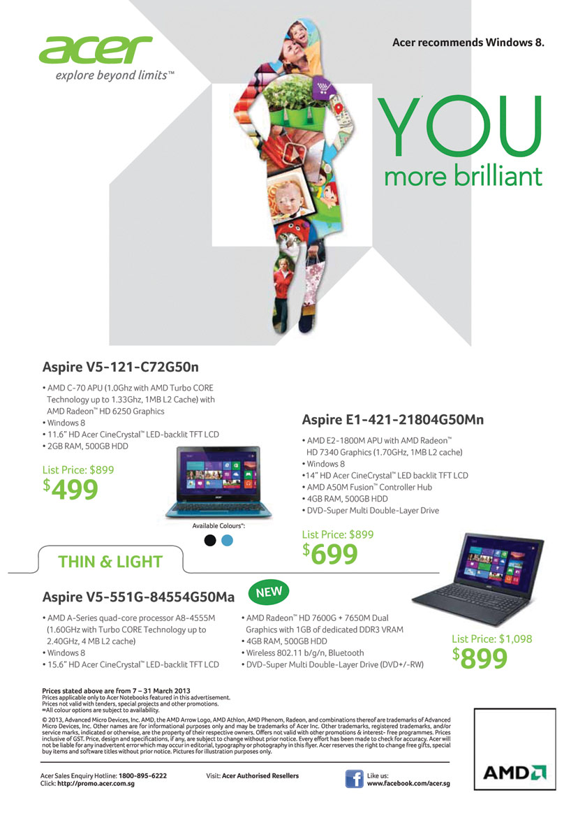 Acer notebooks - page 5 Brochures from IT Show 2013 Singapore on Tech ...