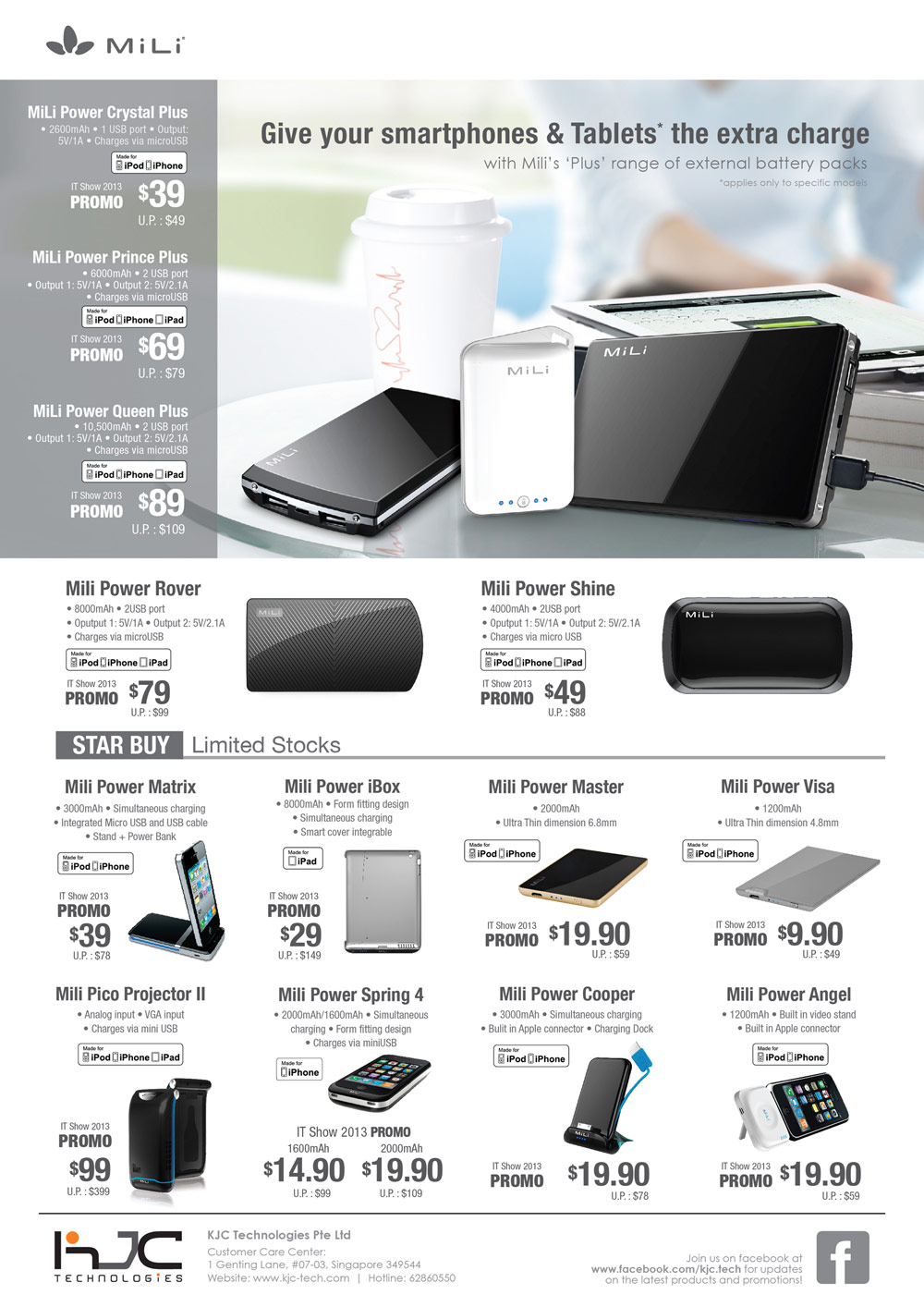 Mili accessories Brochures from IT Show 2013 Singapore on Tech Show ...