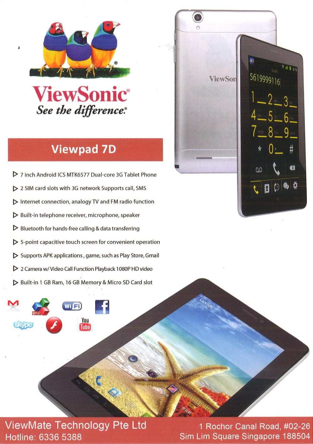ViewSonic tablets - page 2 Brochures from PC Show 2013 Singapore on ...