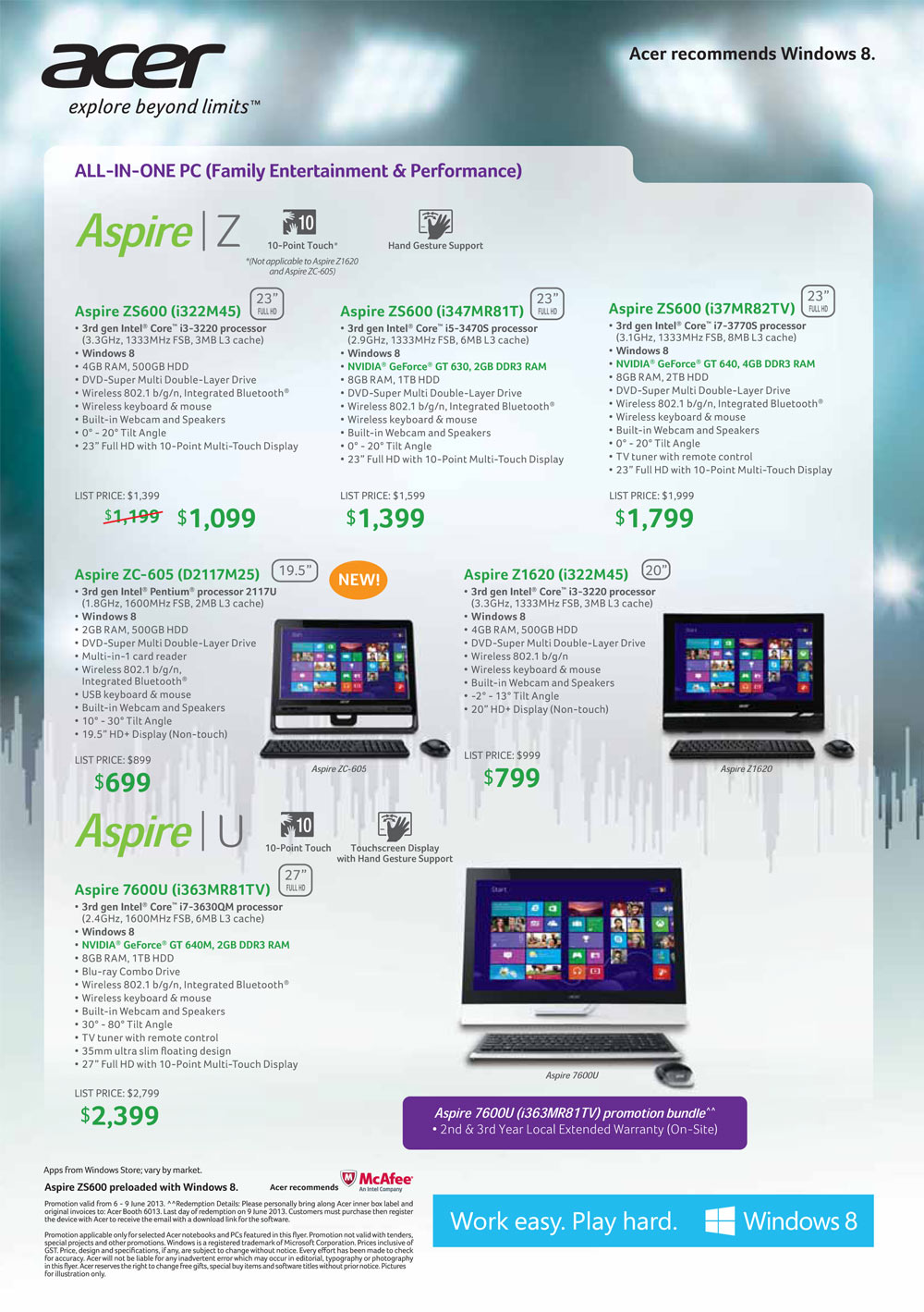 Acer desktops - page 1 Brochures from PC Show 2013 Singapore on Tech ...