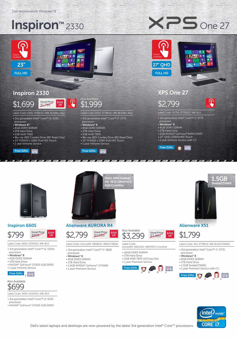 Dell desktops Brochures from PC Show 2013 Singapore on Tech Show Portal ...