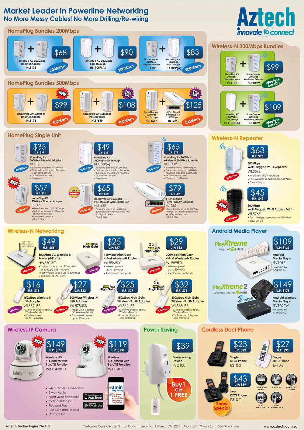Aztech - page 2 Brochures from PC Show 2013 Singapore on Tech Show ...