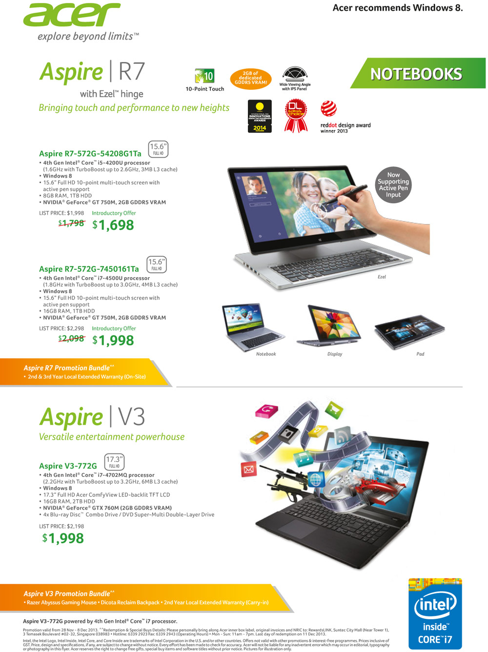 Acer notebooks - page 2 Brochures from Sitex 2013 Singapore on Tech ...
