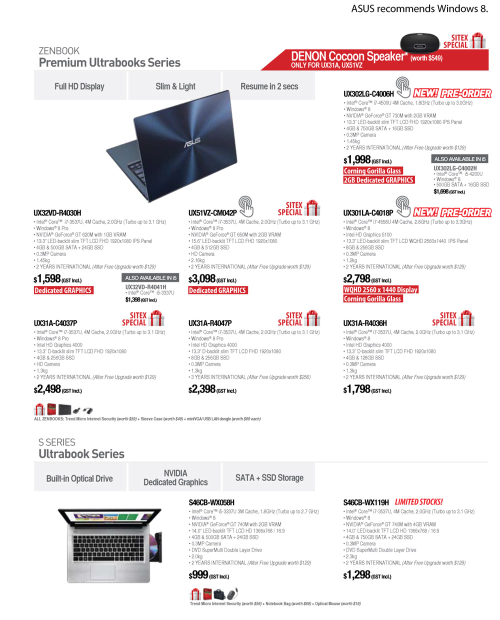 ASUS Notebooks - page 3 Brochures from Sitex 2013 Singapore on Tech ...