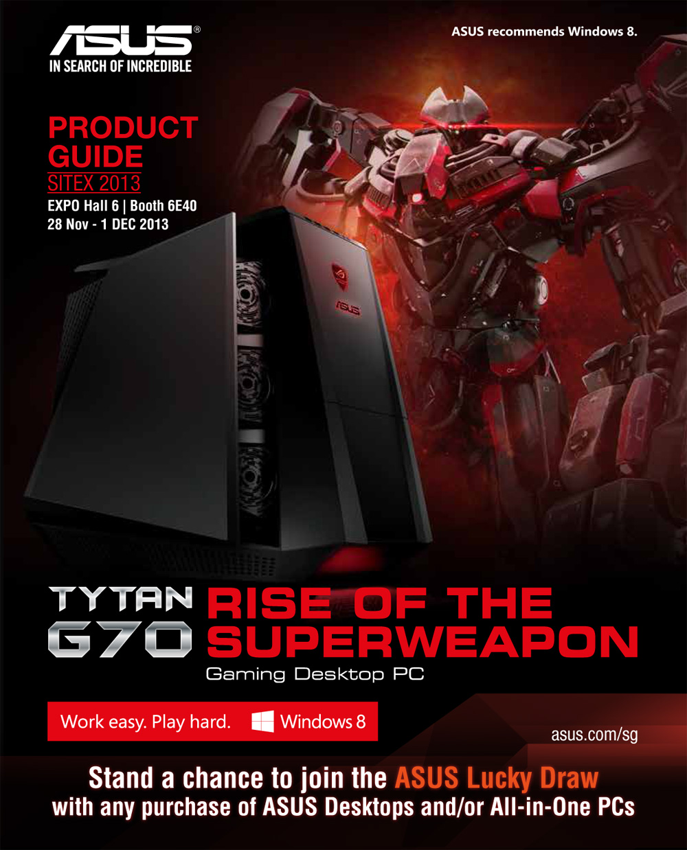 ASUS Gaming PC - page 1 Brochures from Sitex 2013 Singapore on Tech ...