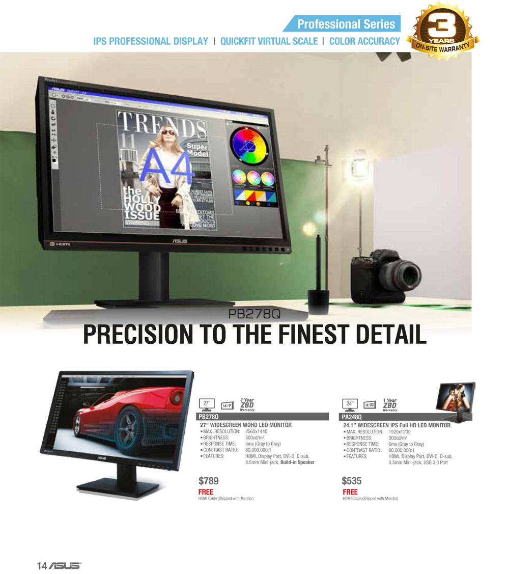 ASUS Monitors - page 1 Brochures from Sitex 2013 Singapore on Tech Show ...