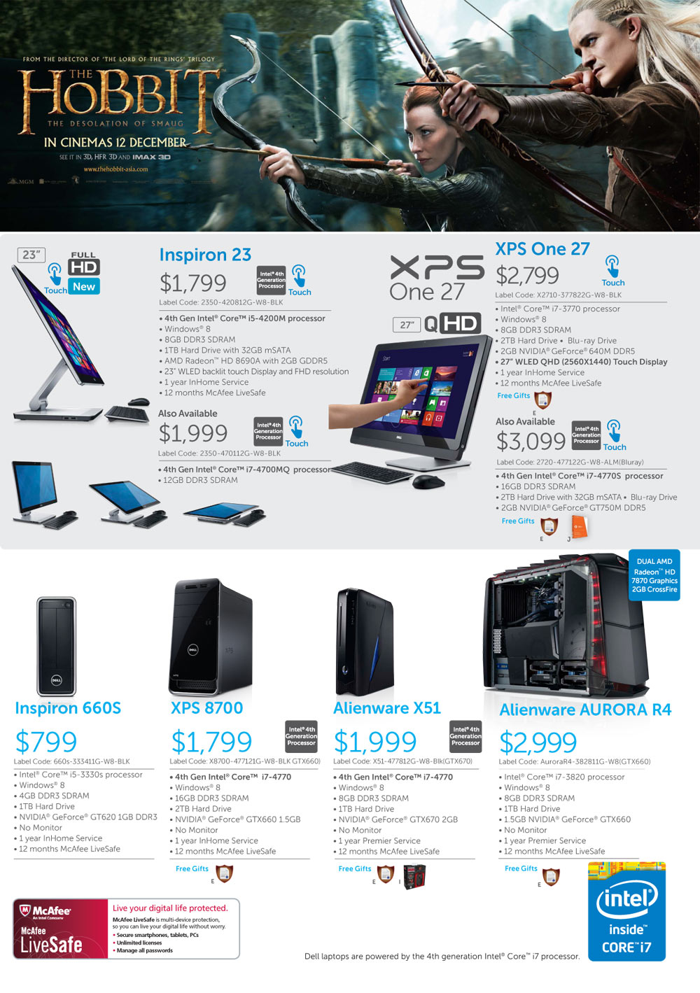 Dell Desktops + AIO PC Brochures from Sitex 2013 Singapore on Tech Show ...