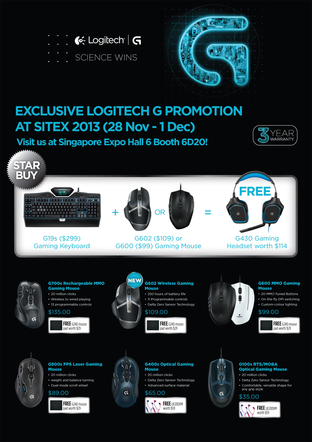 Logitech - page 1 Brochures from Sitex 2013 Singapore on Tech Show ...