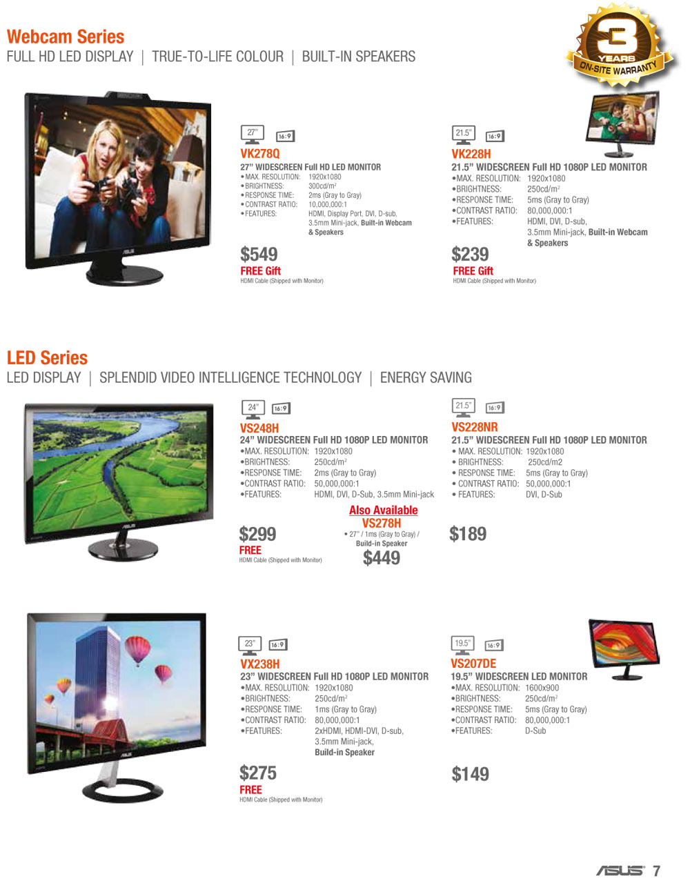 ASUS monitors - page 2 Brochures from IT Show 2014 Singapore on Tech ...