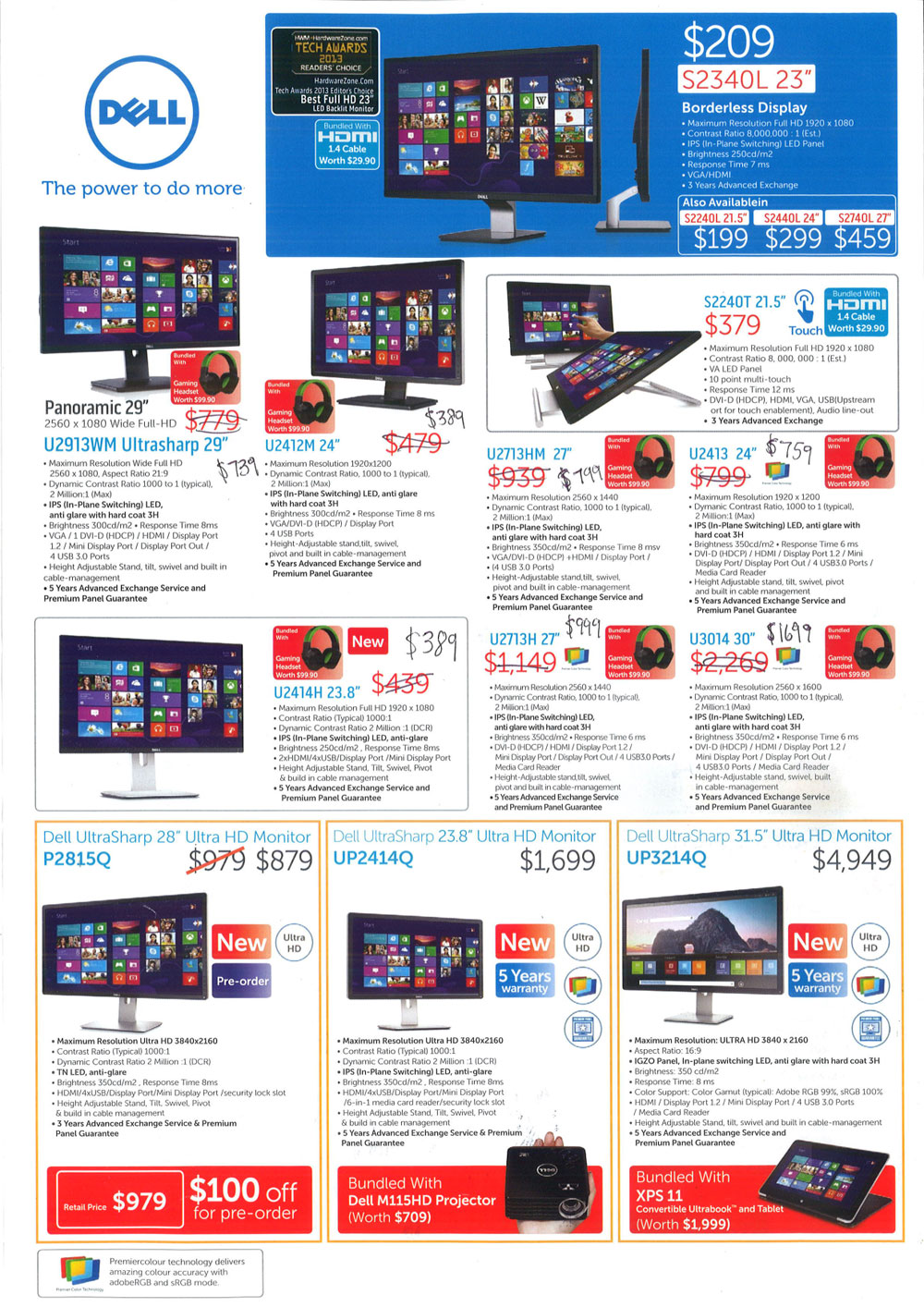 Dell monitors Brochures from IT Show 2014 Singapore on Tech Show Portal ...