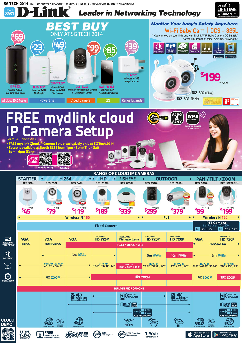 D-Link - Page 1 Brochures from PC Show 2014 Singapore on Tech Show ...
