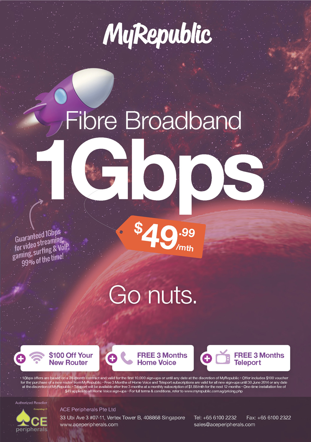 MyRepublic - Page 1 Brochures from PC Show 2014 Singapore on Tech Show ...