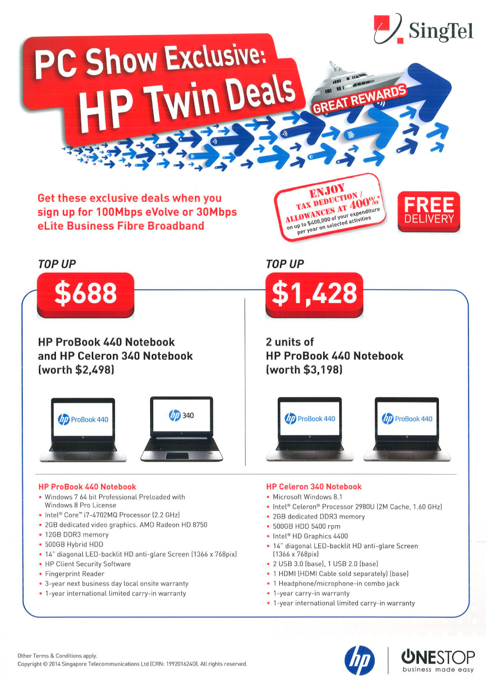Singtel Business - page 9 Brochures from PC Show 2014 Singapore on Tech ...