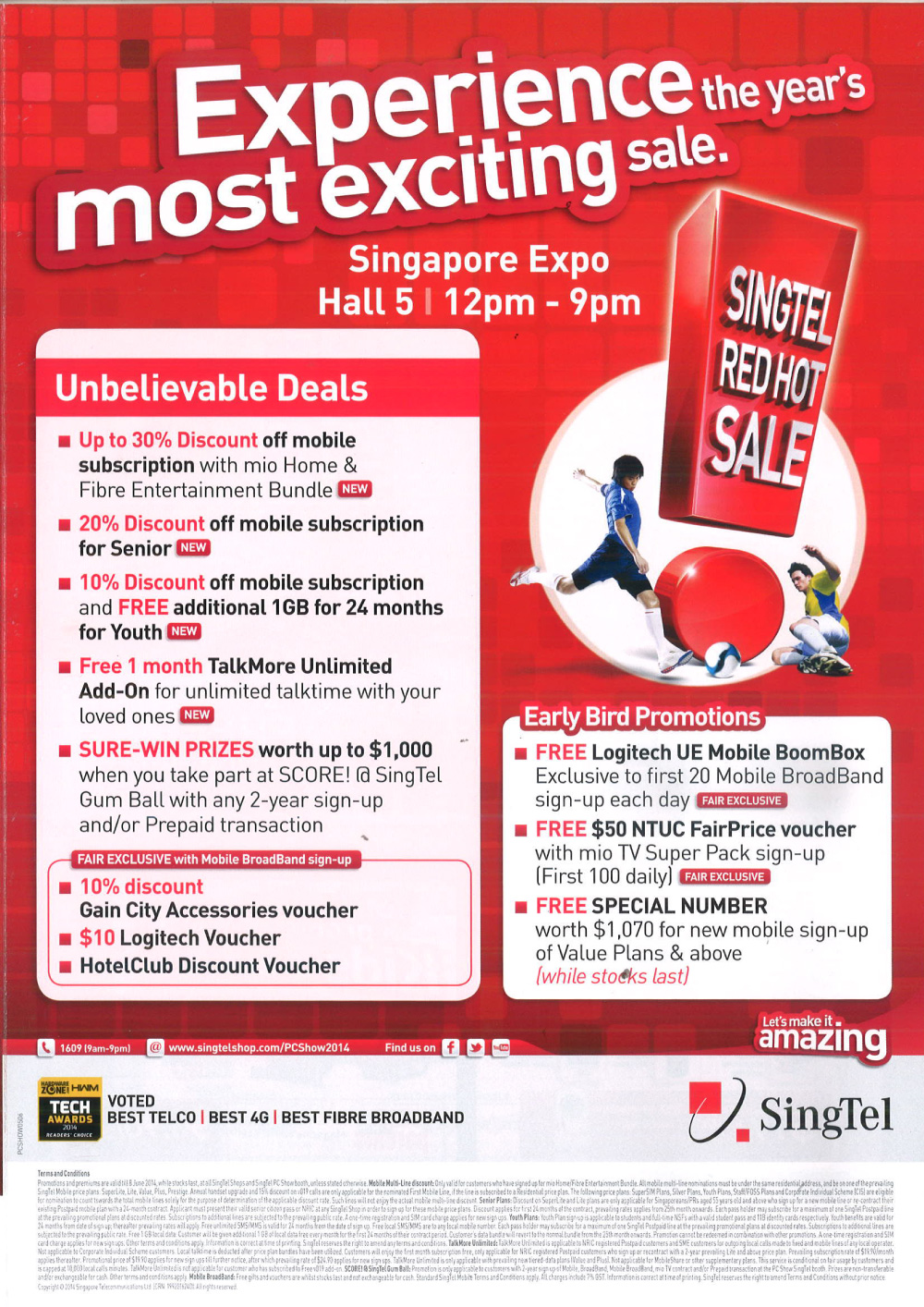 Singtel - page 1 Brochures from SG Tech Show Singapore on Tech Show ...