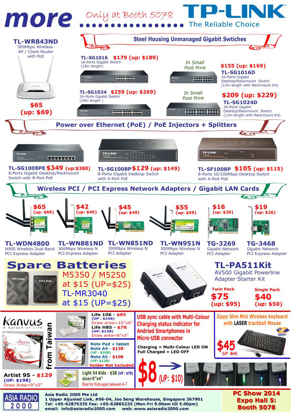 TP-Link - Page 3 Brochures from PC Show 2014 Singapore on Tech Show ...