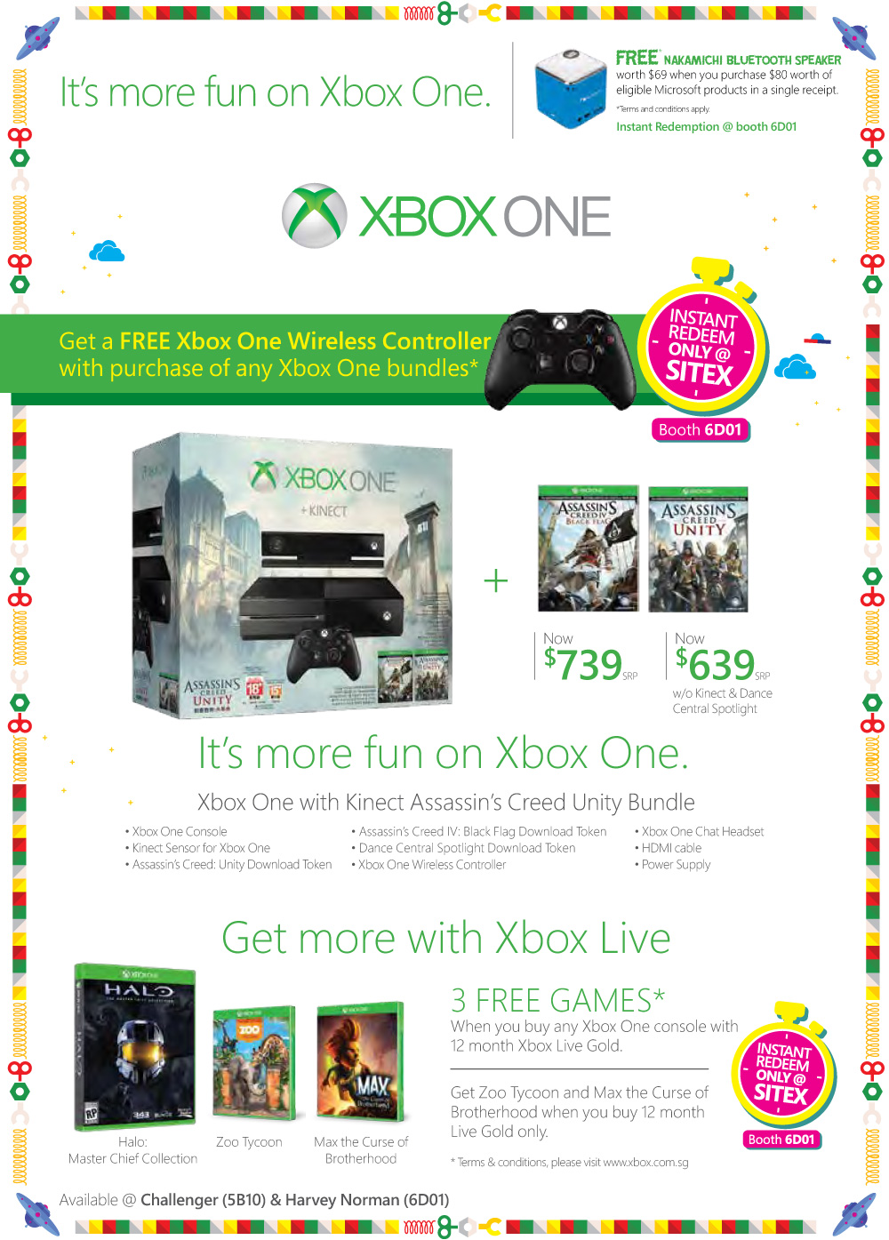 Microsoft Xbox Brochures from SITEX 2014 Singapore on Tech Show Portal ...
