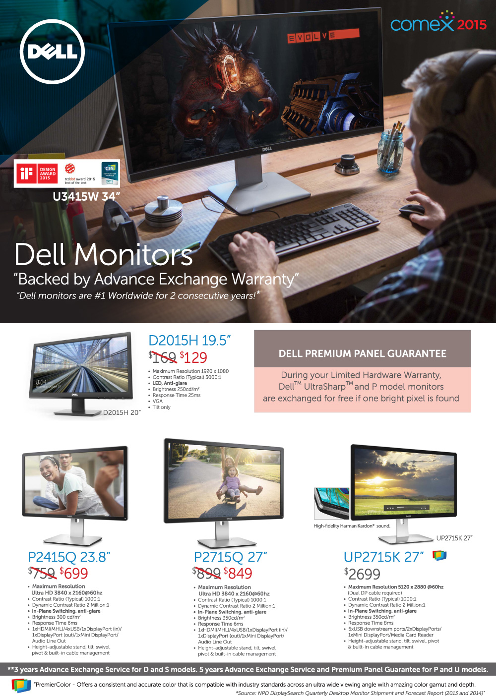 Dell monitors - page 1 Brochures from COMEX 2015 Singapore on Tech Show ...