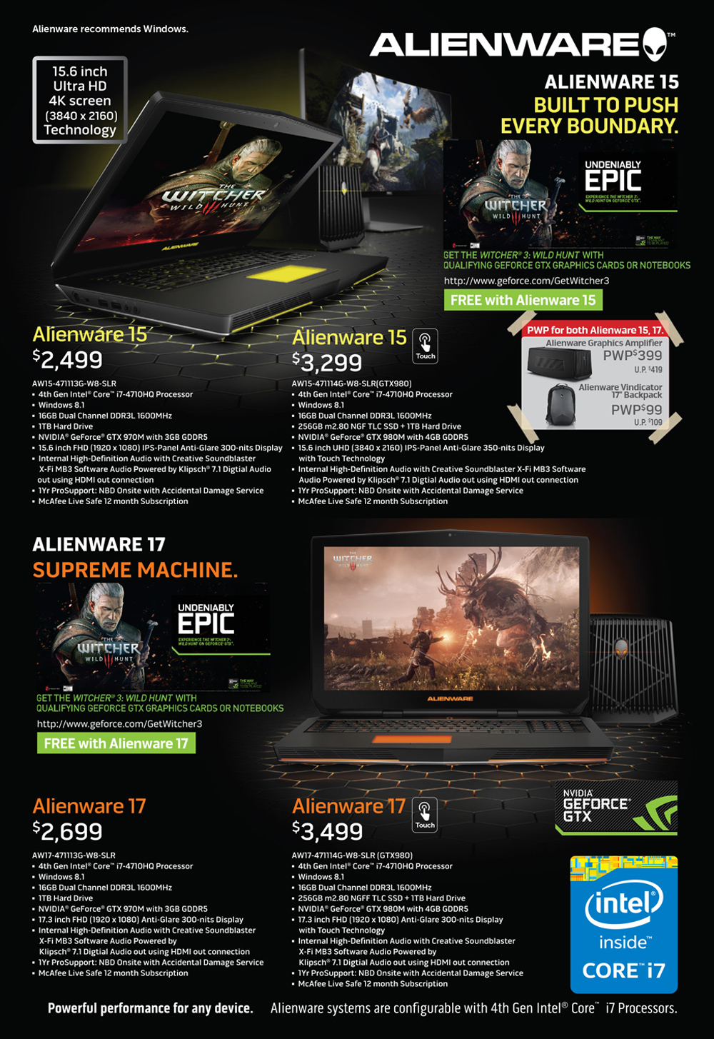 Alienware 15 & 17 Brochures from IT SHOW 2015 Singapore on Tech Show ...