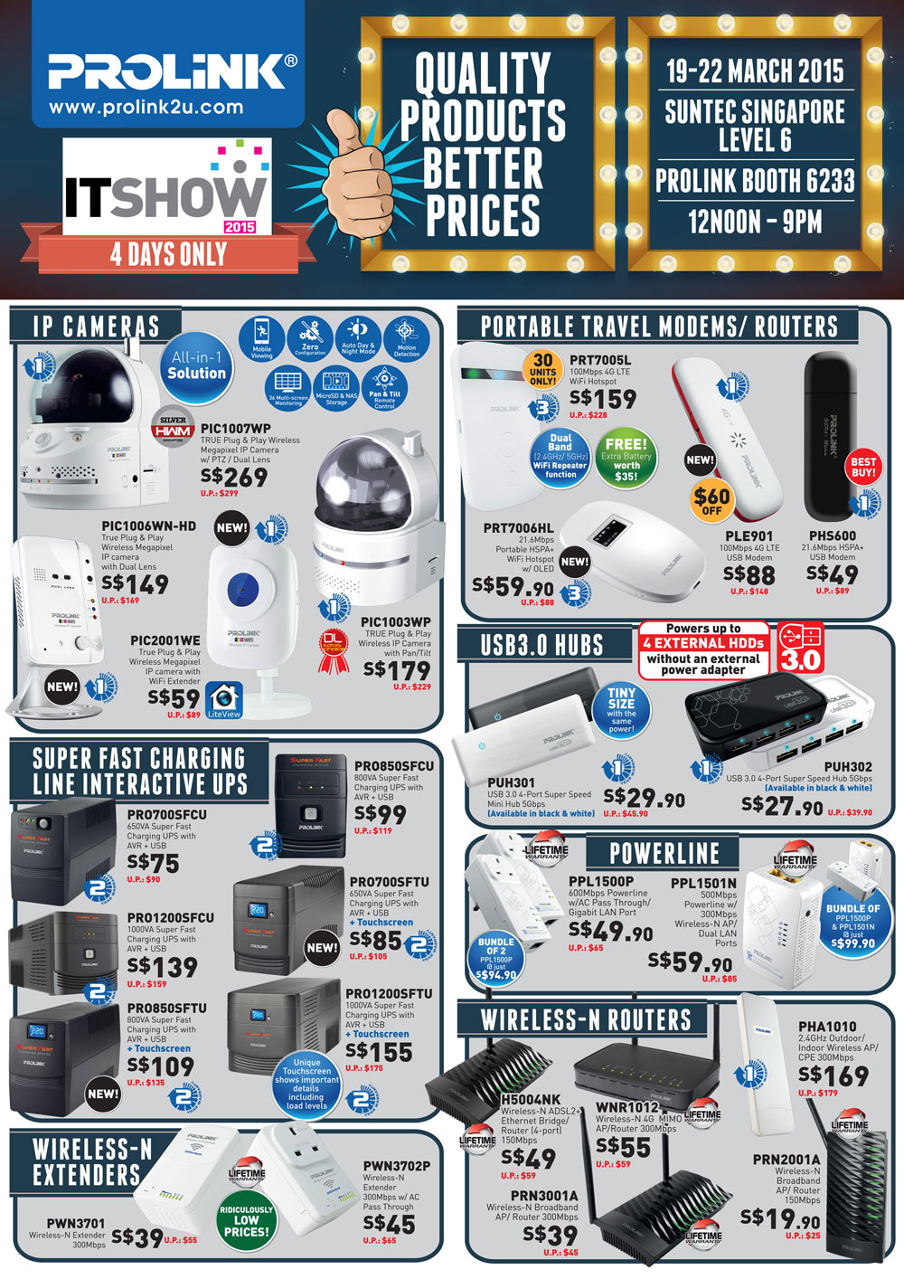Prolink - Page 1 Brochures from IT SHOW 2015 Singapore on Tech Show ...