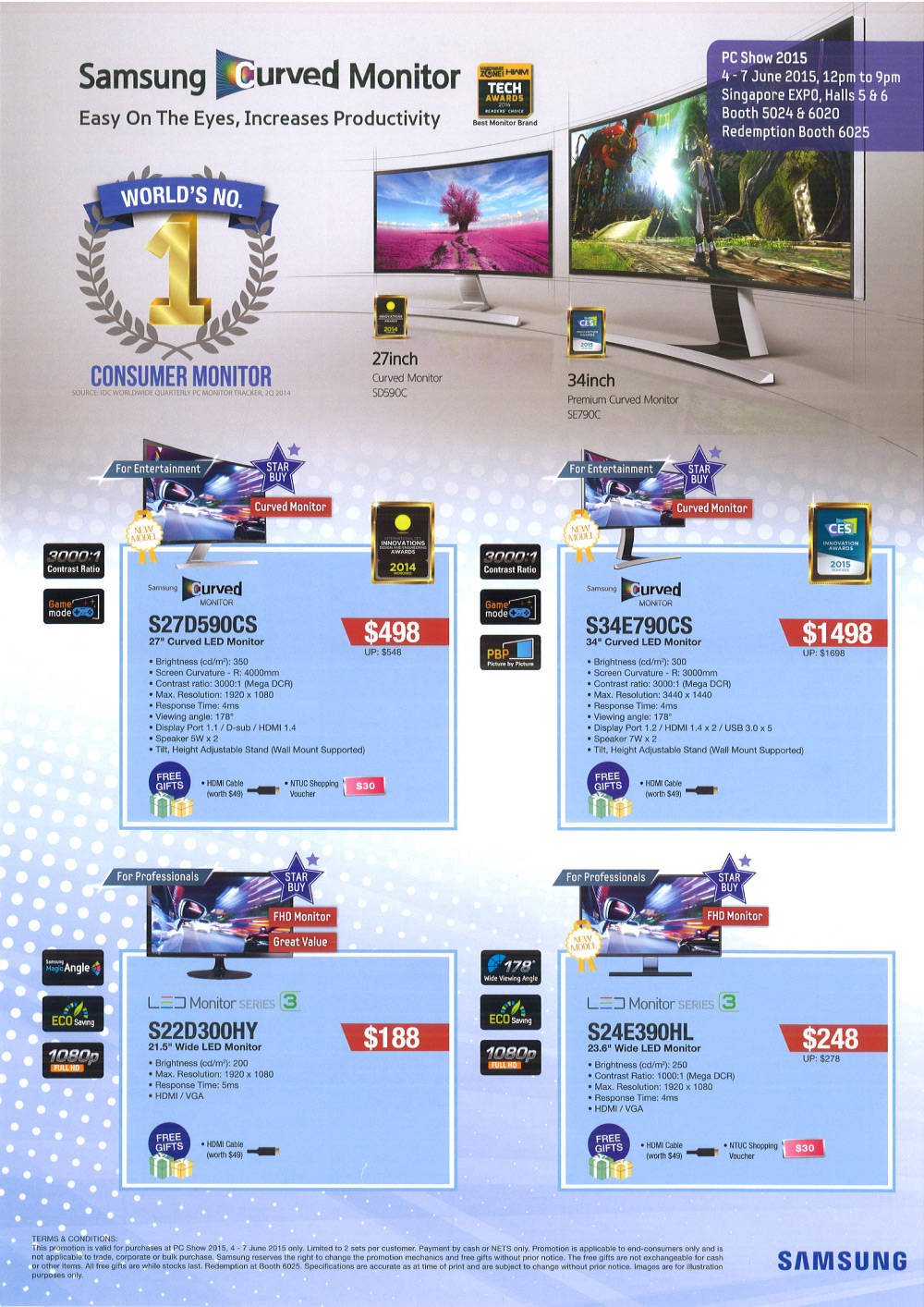 Samsung Monitors - Page 01 Brochures from PC Show 2015 Singapore on ...