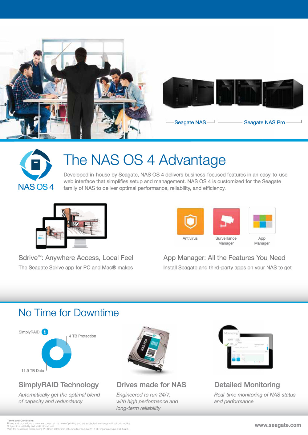 Seagate NAS OS 4 Brochures from PC Show 2015 Singapore on Tech Show ...