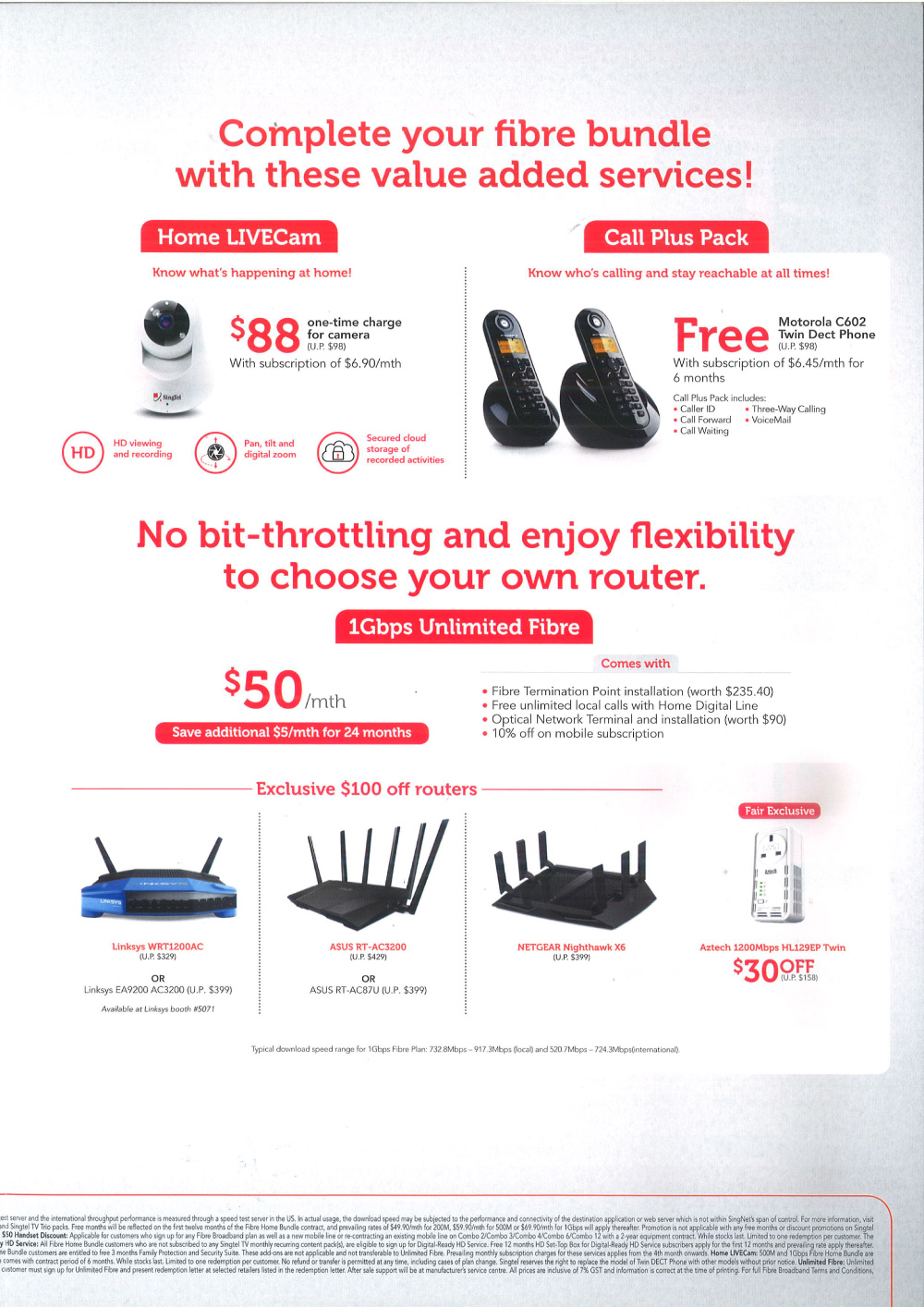 Singtel Fibre - Page 03 Brochures from PC Show 2015 Singapore on Tech ...