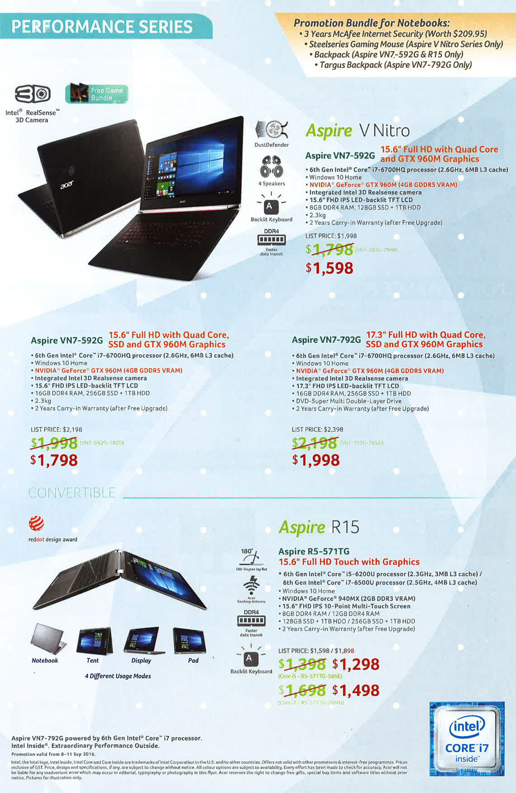 Acer - page 4 Brochures from COMEX 2016 Singapore on Tech Show Portal ...