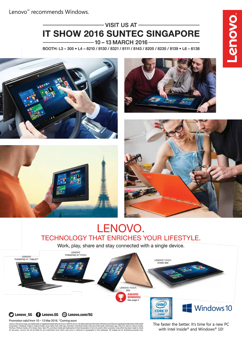 Lenovo at IT Show Brochures from IT Show 2016 Singapore on Tech Show ...