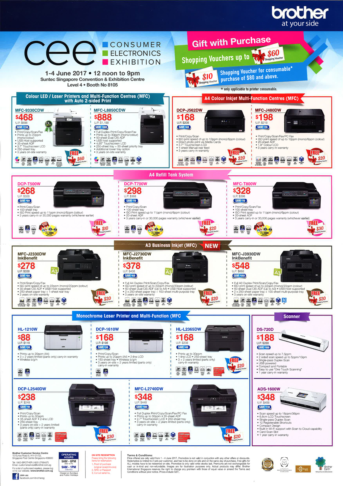 Brother printers - page 1 Brochures from CEE 2017 Singapore on Tech ...