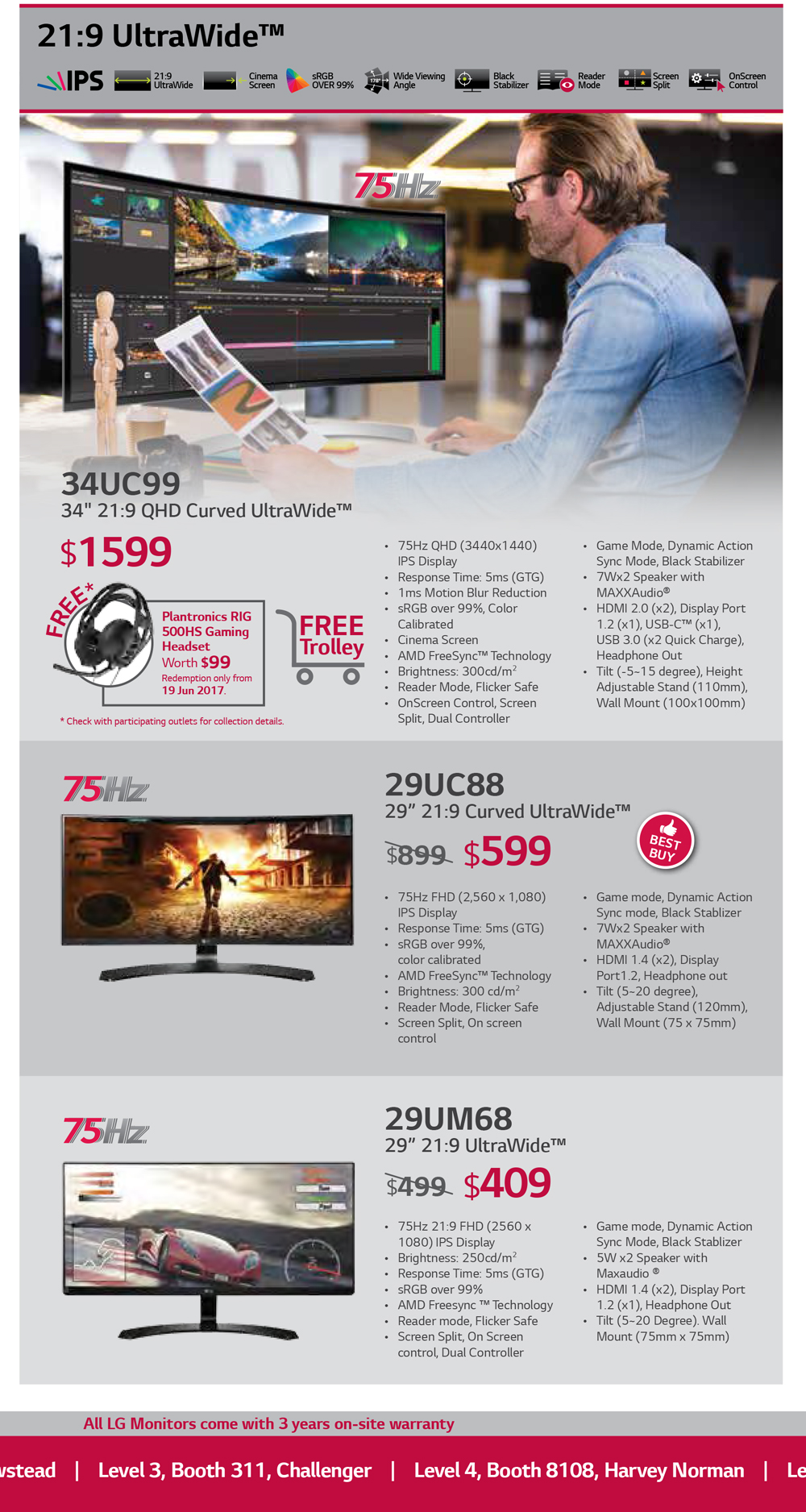 LG Monitors - Pg 3 Brochures from CEE 2017 Singapore on Tech Show ...