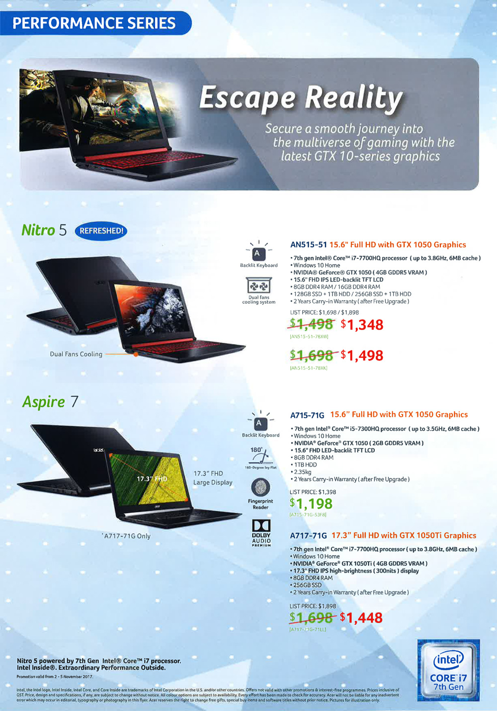 Acer - Pg 4 Brochures from CEF 2017 Singapore on Tech Show Portal ...