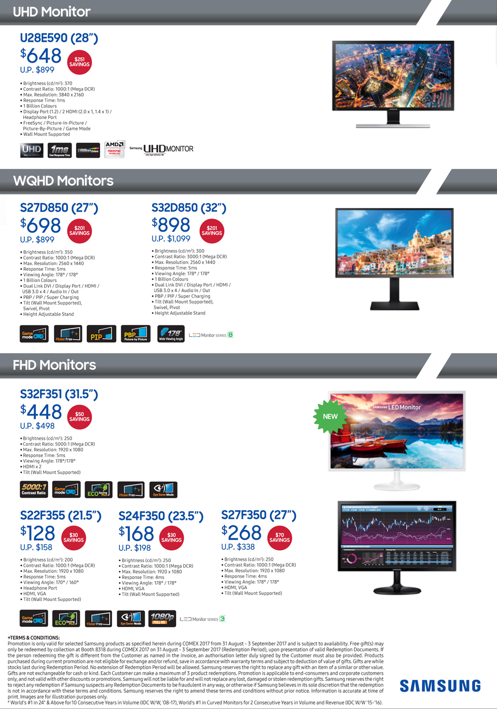 Samsung Monitors - Pg 2 Brochures from COMEX SHOW 2017 Singapore on ...