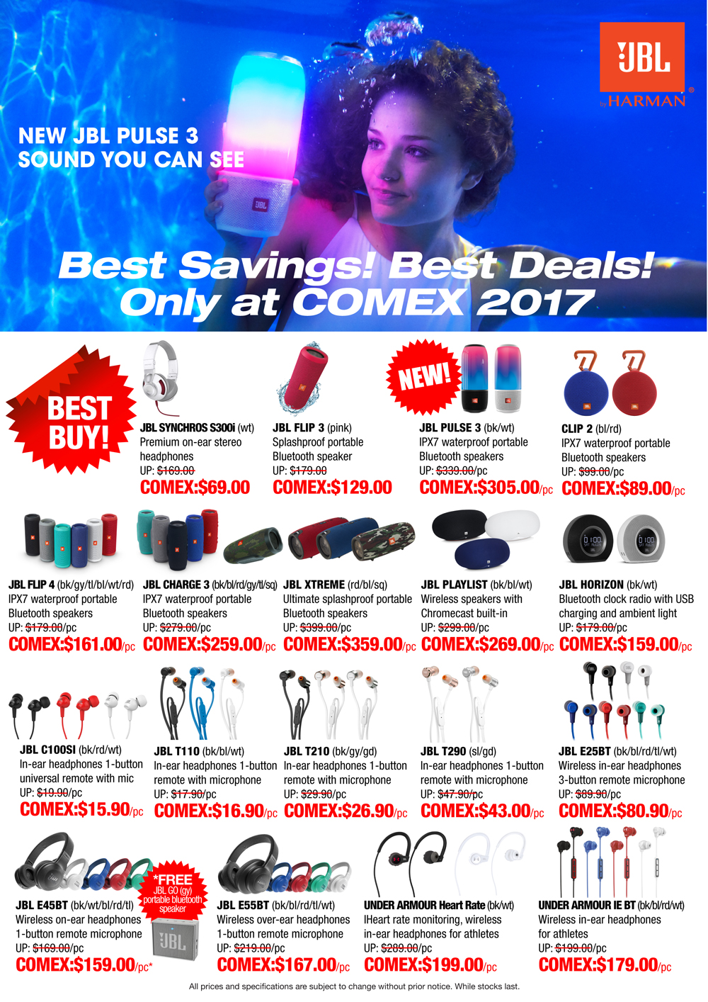 JBL Brochures from COMEX SHOW 2017 Singapore on Tech Show Portal ...