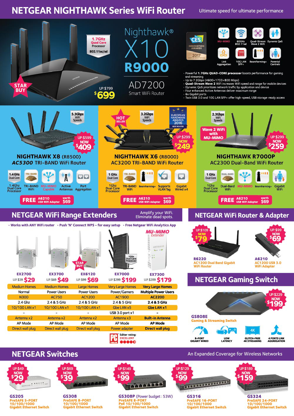 Netgear Routers Brochures from COMEX SHOW 2017 Singapore on Tech Show ...