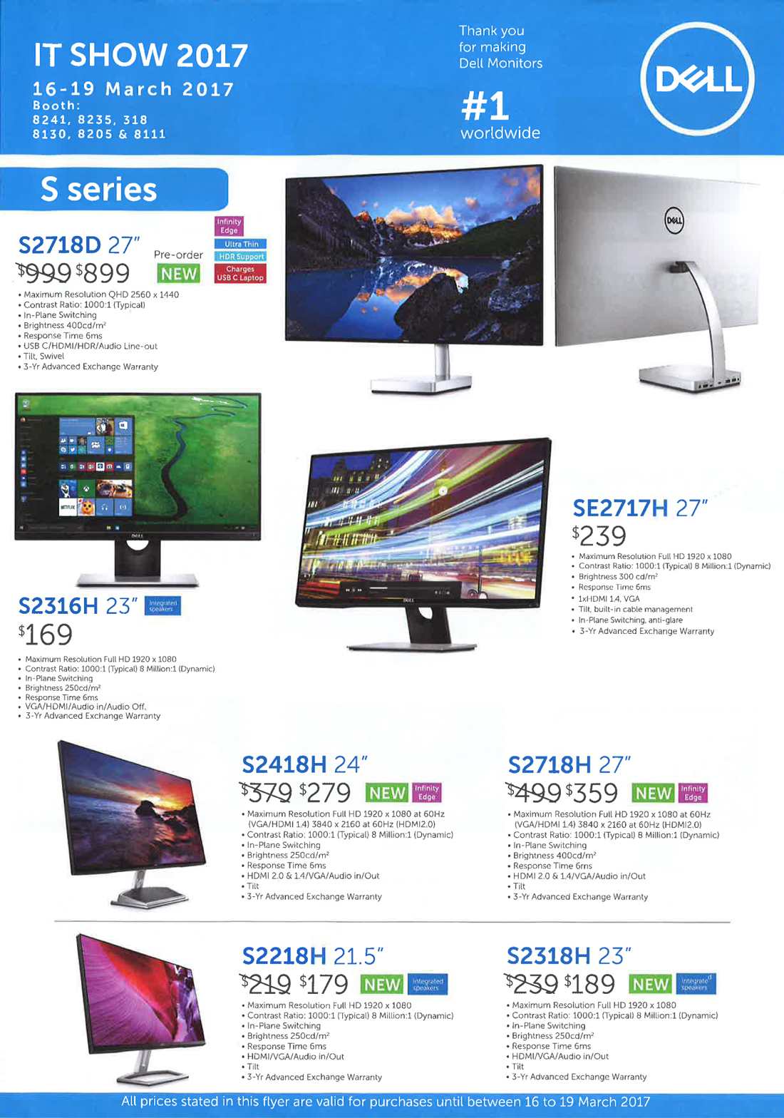 Dell monitors - page 1 Brochures from IT Show 2017 Singapore on Tech Show Portal - HardwareZone ...