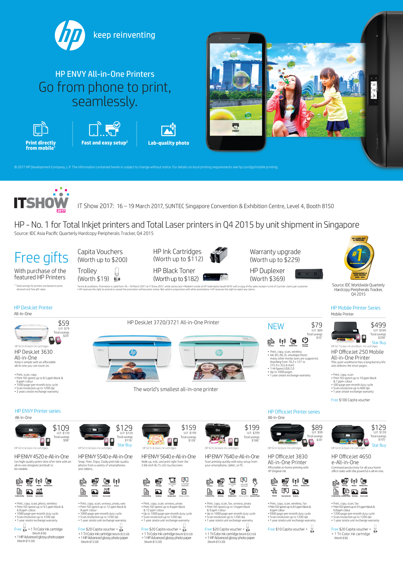 HP Printers - Pg 1 Brochures from IT Show 2017 Singapore on Tech Show ...