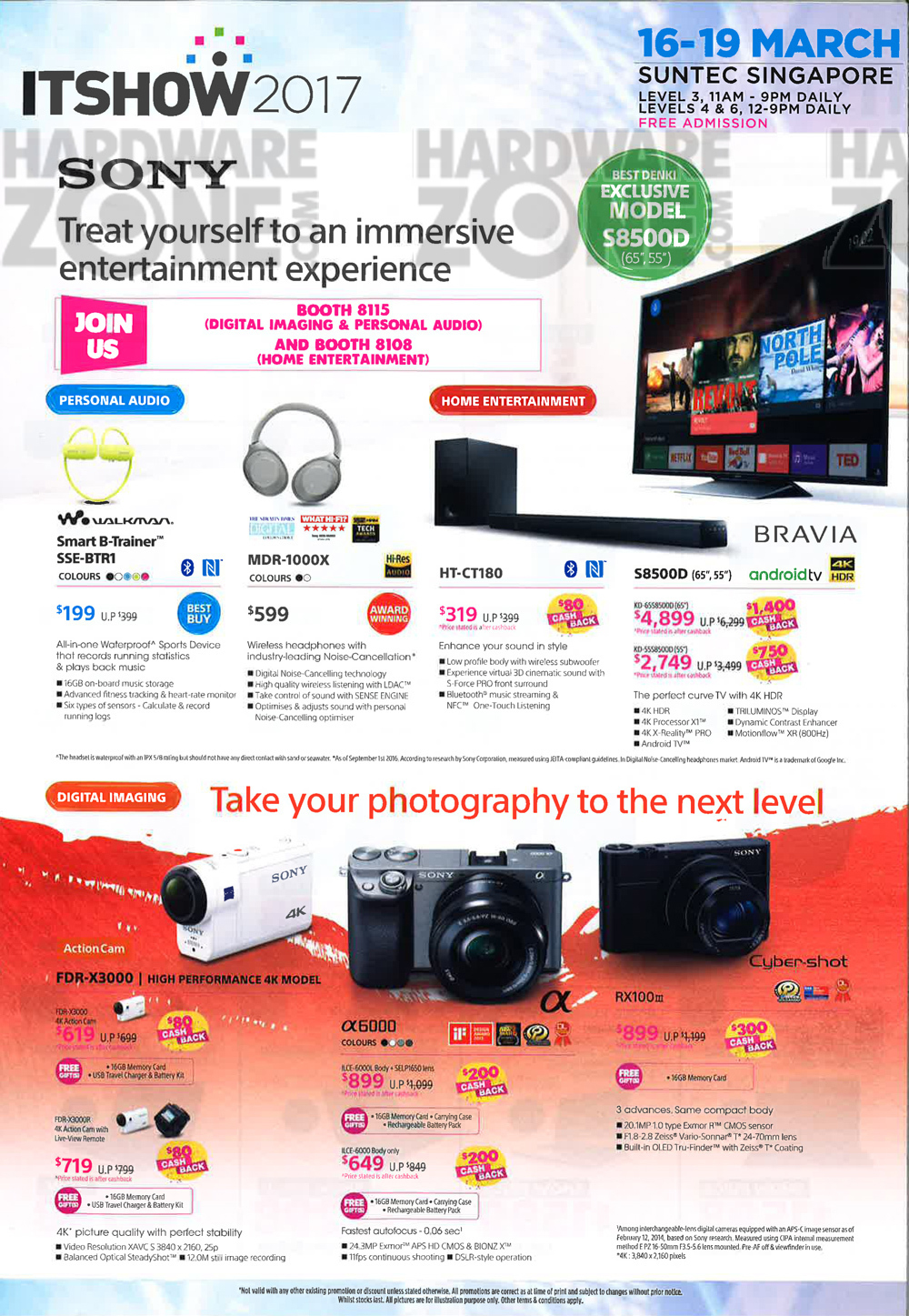 Sony at IT Show Brochures from IT Show 2017 Singapore on Tech Show ...