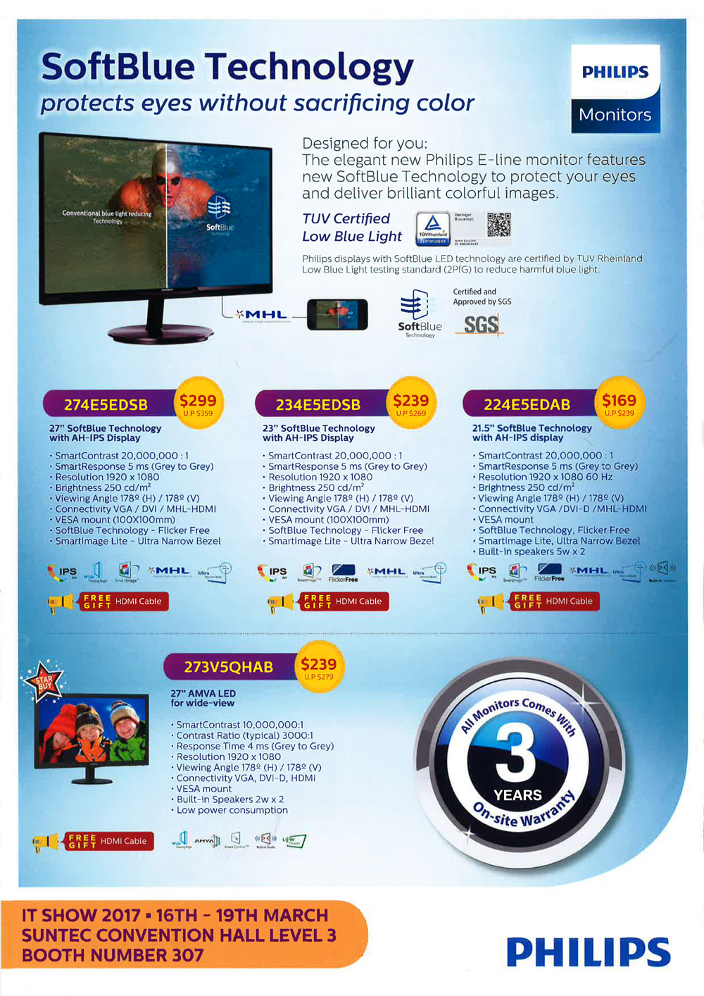 Philips Monitors - page 1 Brochures from IT Show 2017 Singapore on Tech ...