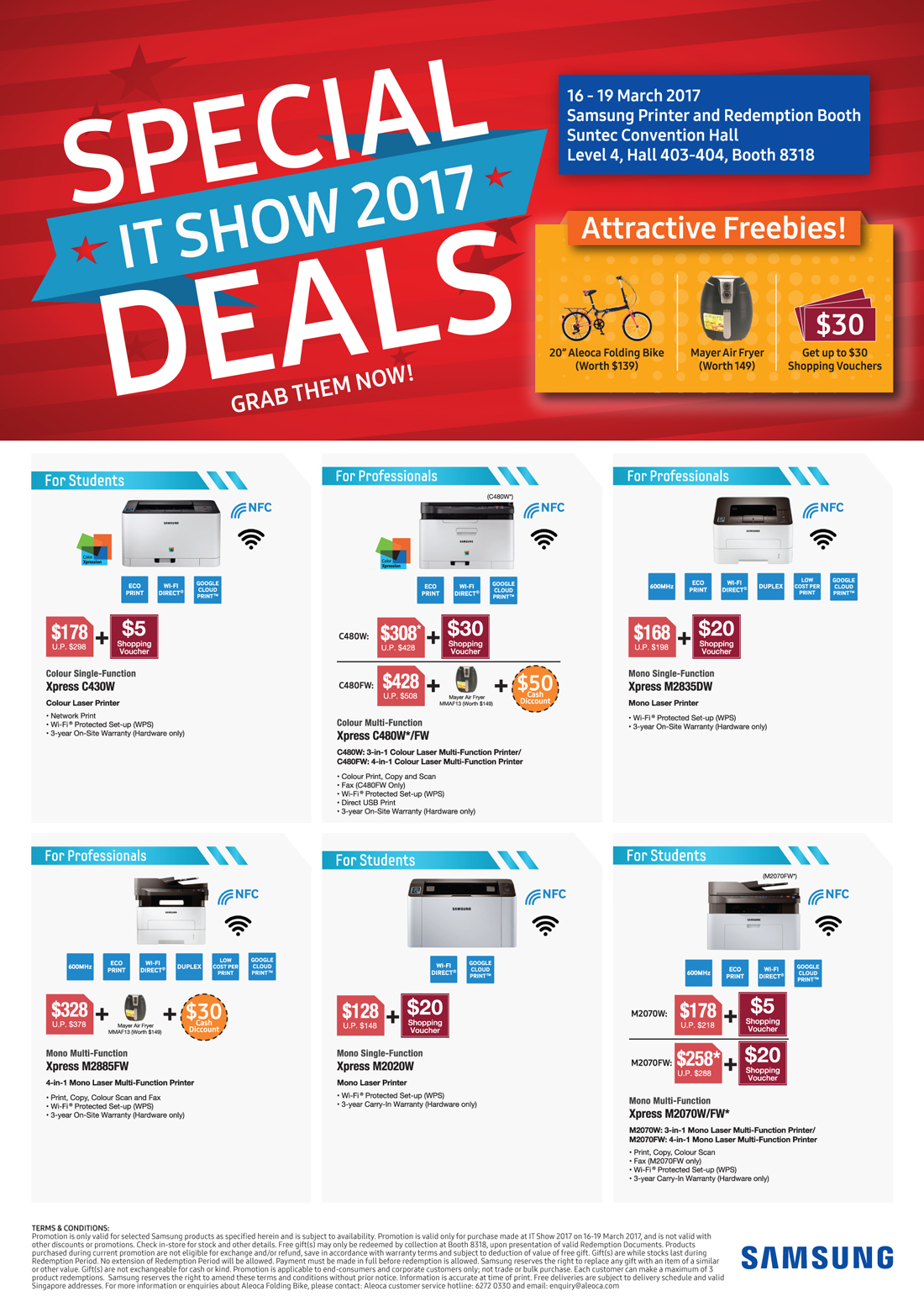 Samsung Printers - Pg 1 Brochures from IT Show 2017 Singapore on Tech ...