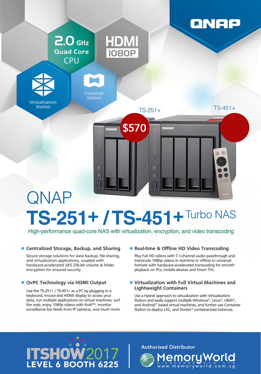 QNAP NAS - page 8 Brochures from IT Show 2017 Singapore on Tech Show ...