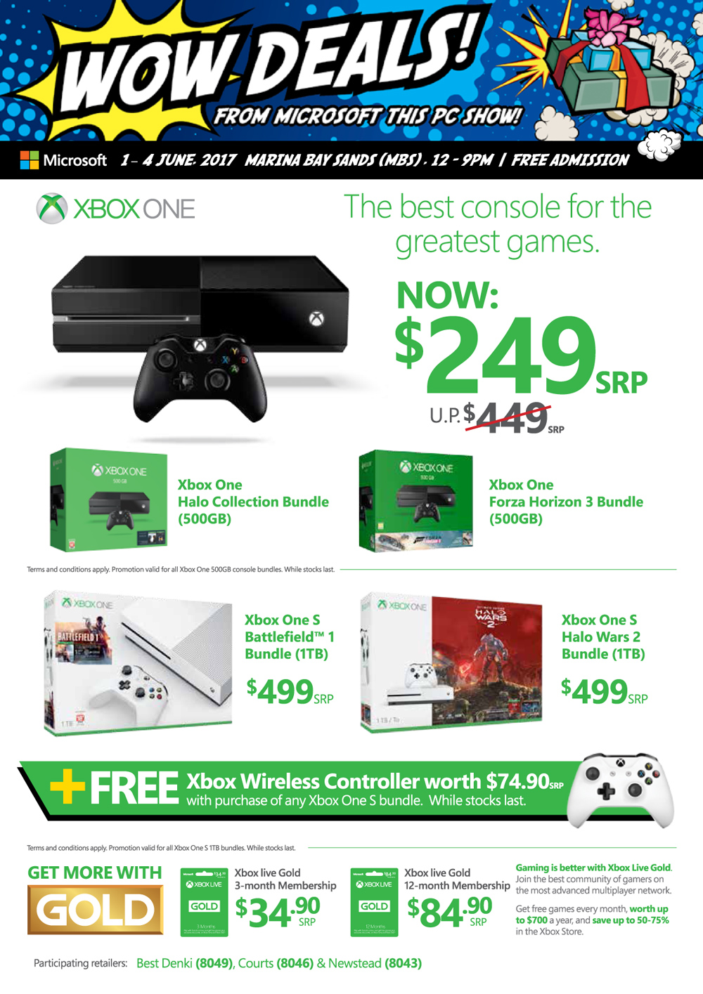 Microsoft Xbox Brochures from PC Show 2017 Singapore on Tech Show ...