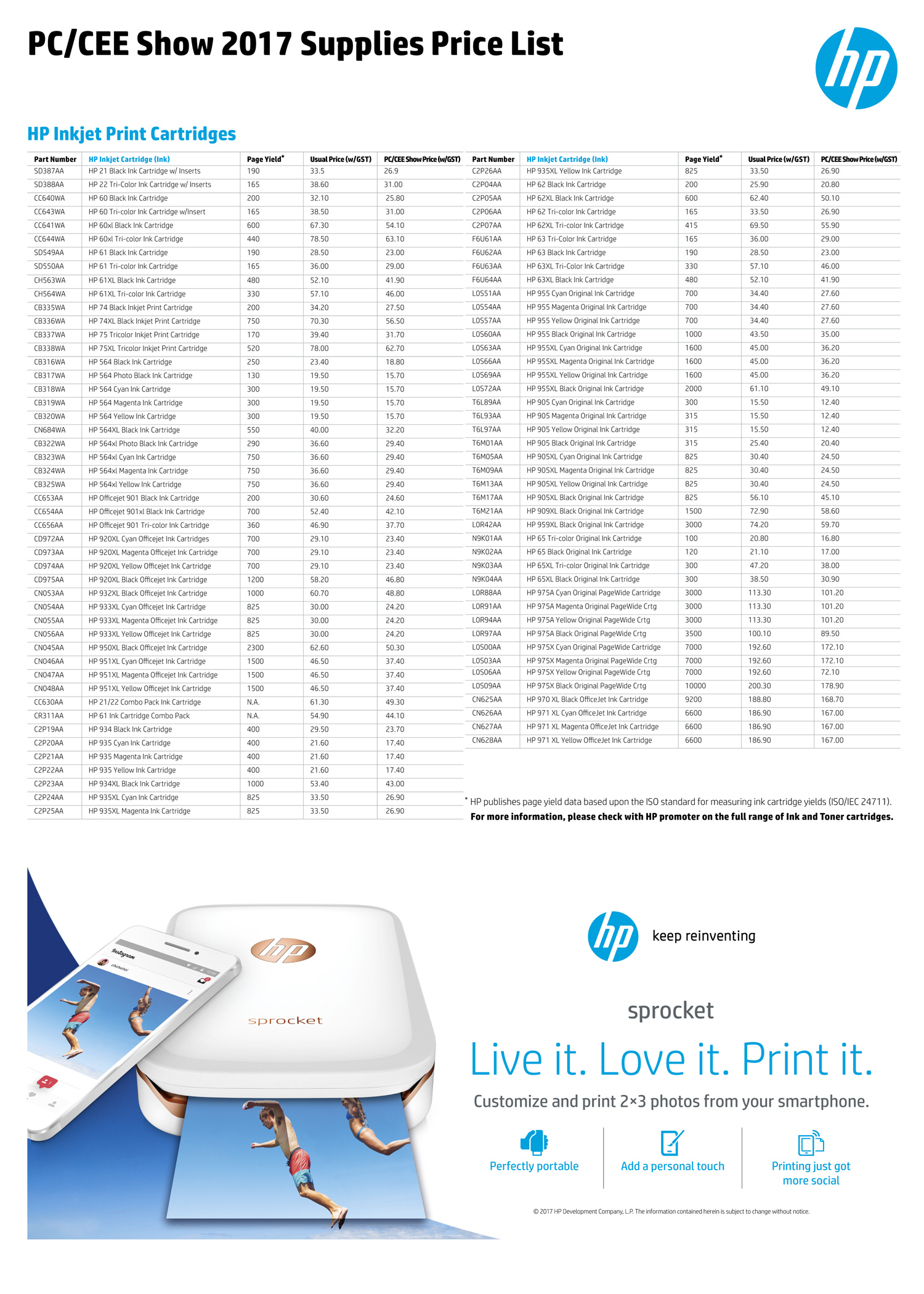 HP Printers - Pg 5 Brochures from PC Show 2017 Singapore on Tech Show ...